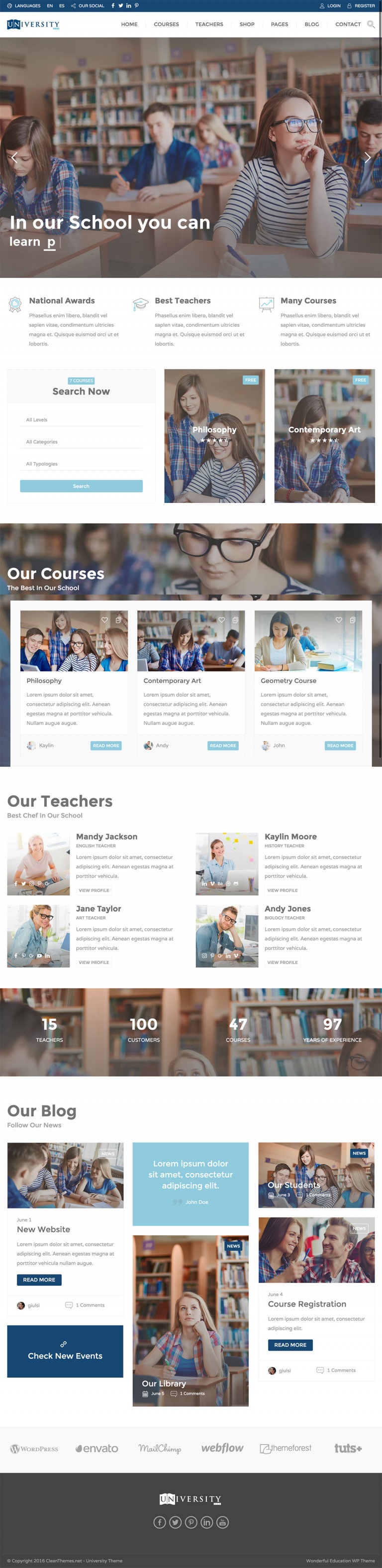 Education Pack - Education Learning WordPress Theme - Daily Design ☕️